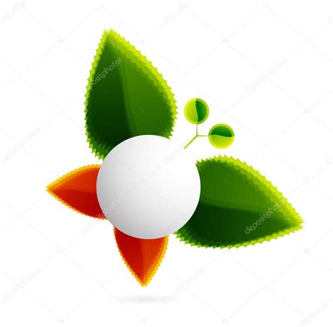 Leaf Abstratc Background Stock Vector By ©akomov 6221635