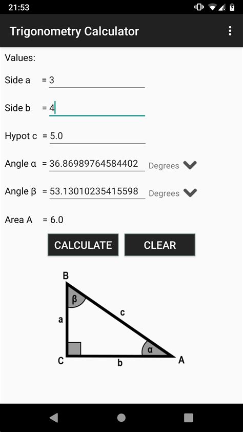 Trigonometry Calculator App On Amazon Appstore