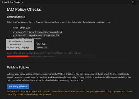 How To Implement Iam Policy Checks With Visual Studio Code And Iam