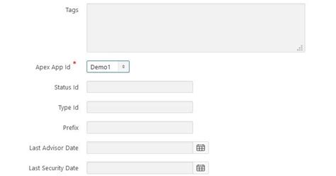 apex stuff in one place oracle apex show hide regions and items on
