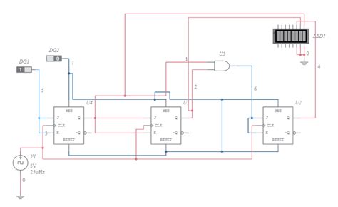 Synchronous Counter With Jk Ffs Multisim Live