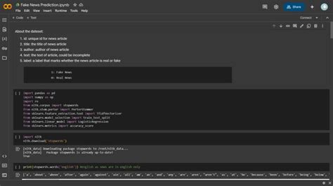 Machinelearning Nlp Fakenewsdetection Datascience Sklearn Nltk