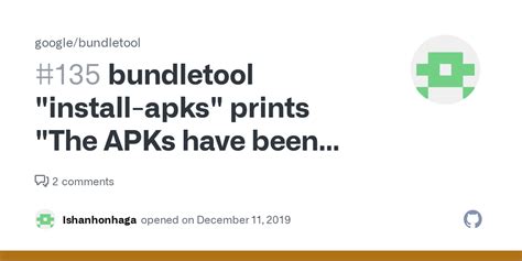 Bundletool Install Apks Prints The Apks Have Been Extracted