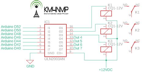 Connecting The ULN2003 To The Arduino Mega KM4NMP