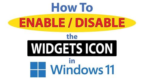 Craig Johnson On Linkedin How To Enable Or Disable The Widgets Icon In Windows 11 2023