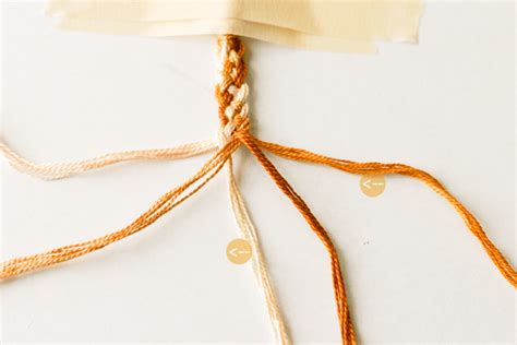 Five Stranded Braid Bracelet