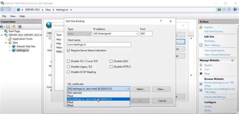 Install Ssl Certificate On Iis Secure Multiple Websites Techijack