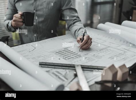 Engineering Working With Drawings Inspection And Calculator Triangle Ruler Safety Glasses
