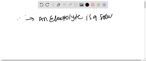 Solvedwhat Is An Electrolyte What Is A Nonelectrolyte Give Some