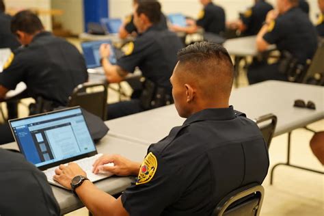 Police Recruit In Classroom — Leb