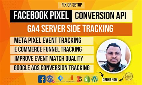 Fix Or Setup Facebook Pixel Conversion Api Fb Capi Ga4 Server Side Tracking By Rejwanalamrajib