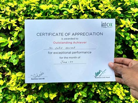 Sahil Sawant On Linkedin Honored And Grateful To Receive The Outstanding Achievement Award This