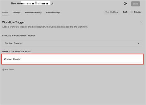 Workflow Trigger Contact Created Highlevel Support Portal