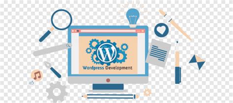 웹 개발 반응 형 웹 디자인 wordpress 컨텐츠 관리 시스템 소프트웨어 개발자 테마 푸른 웹 디자인 png pngegg