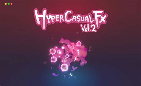 Unity特效 休闲游戏特效包 Hyper Casual Fx Pack Vol2cgalpha