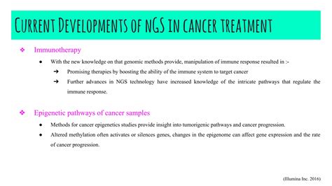 The Application Of Next Generation Sequencing Ngs In Cancer Treatment Pdf