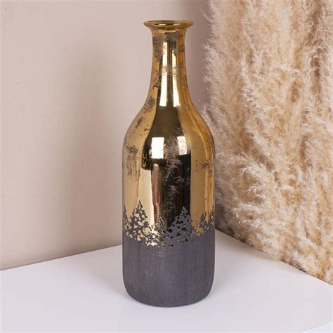 Декоративна ваза пляшка — цена 677 грн в каталоге Вазы Купить товары для дома и быта по