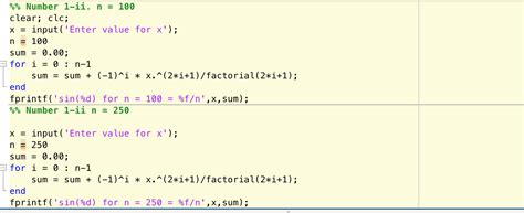 Solved MATLAB I Have My Code Done But I Need Help In Making Chegg Com
