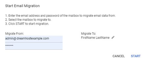 Migrating email to Google Workspace – DreamHost Knowledge Base