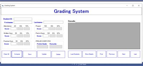 Babe Grading System In C And MS Access Campcodes