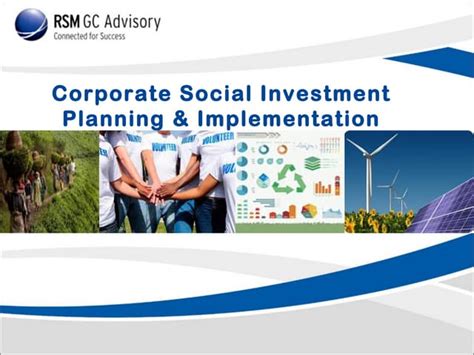 Csr Planning And Implementation Support Ppt