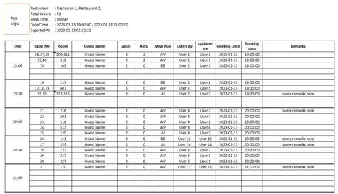 Excel Format