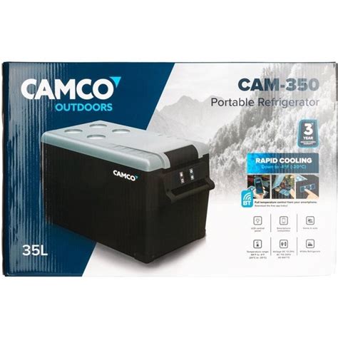 Camco 35 Liter Portable Refrigerator Or Freezer Ac 110v Or Dc 12v