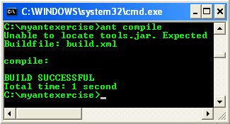 Compiling Java Source Code Using Ant