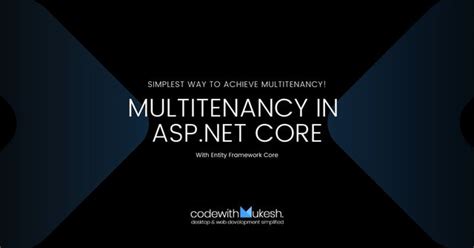 Multitenancy In Aspnet Core Simplest Way Rblazor