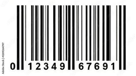 Standard Barcode With Numeric Code Barcode Scanner Barcode Technology