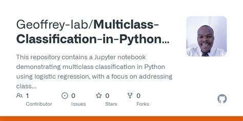 Releases · Geoffrey Labmulticlass Classification In Python With Class Imbalance Handling · Github