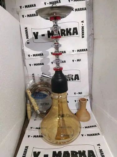 Oval Shape Glass Dbs Luster Hookha Size 22 Inchu At ₹ 350piece In