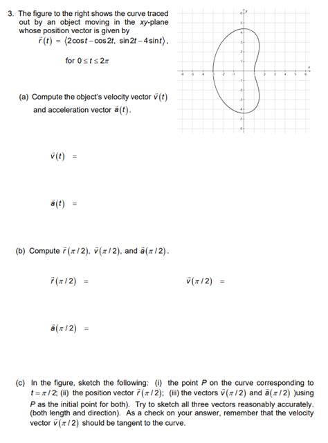 Solved The Figure To The Right Shows The Curve Traced Out Chegg