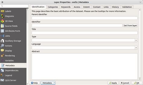 Qgis 32 Metadata North River Geographic Systems Inc