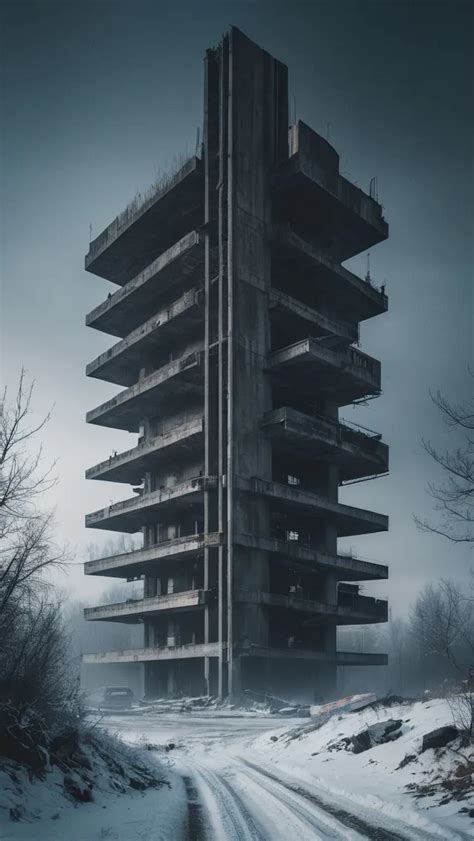 100 AI Brutalist Architecture AI Generated Images Starryai