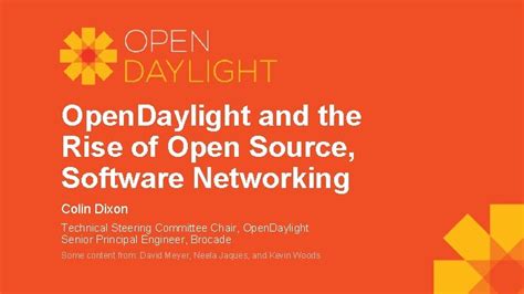Open Daylight And The Rise Of Open Source