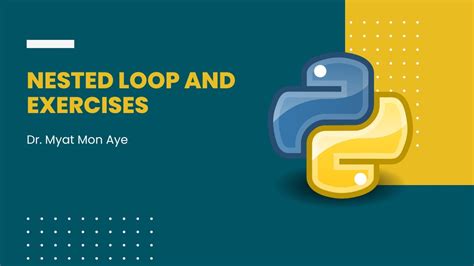 Lecture 32 Nested Loop And Exercises Youtube