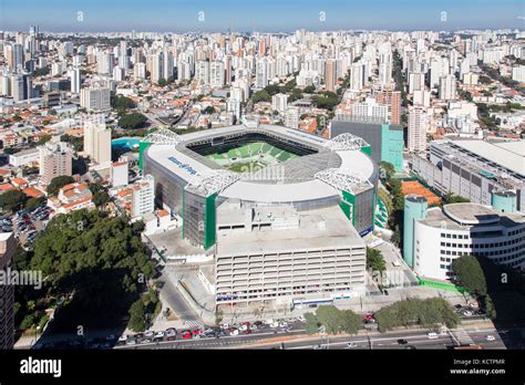 Luftbild Der Allianz Parque In Der Stadt São Paulo Brasilien