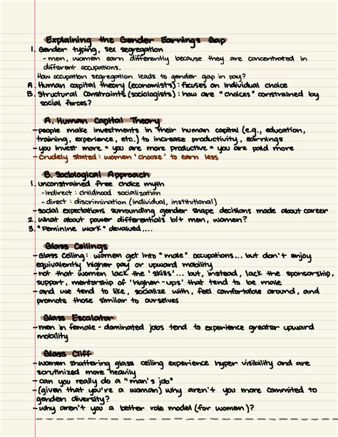 Sociology Pg Explaining The Gender Earnings Gap Gender Typing Sex Segregation Men