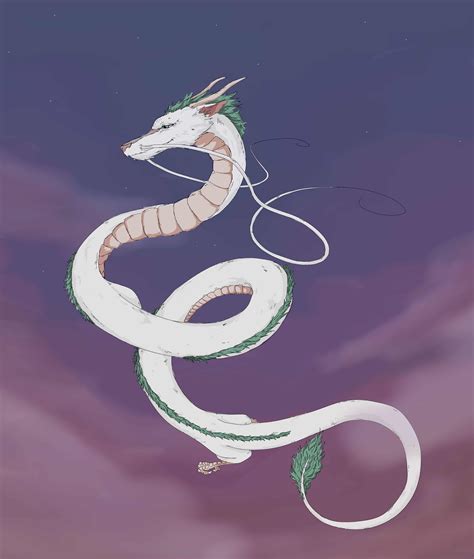 Haku Spirited Away Flying Haku Spirited Away Flying