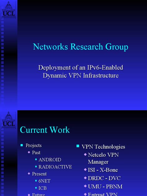 An Analysis Of Existing Ipv6 Enabled Vpn Technologies And Plans For Developing An Improved