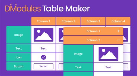 Table Maker Docs Divi Modules
