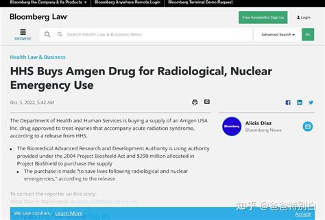 美国政府为什么突然紧急购买2 9亿美元的抗核辐射药物？ 知乎