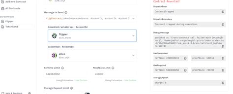 Polkadot Error Build Call Substrate And Polkadot Stack Exchange
