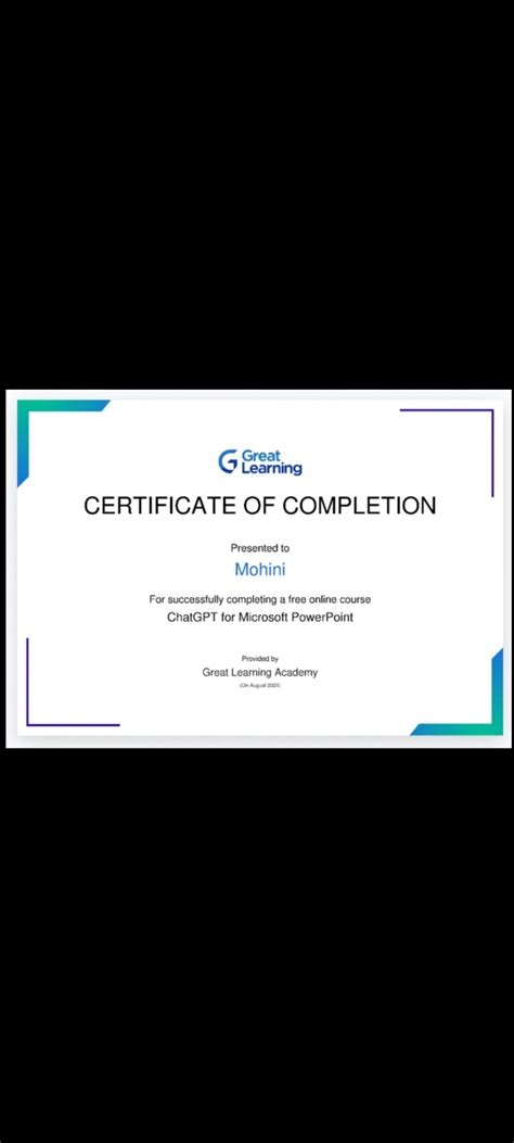 Mohini On Linkedin Great Learning Ai Chatgpt Microsoft Powerpoint