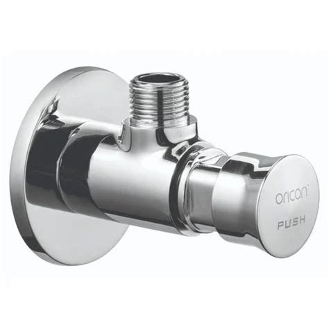 Oricon Silver Brass Auto Closing System Angular Stop Cock For Bathroom Fitting At Best Price In