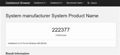 Three Unknown Nvidia Gpus Geekbench Compute Score Leaked Possibly