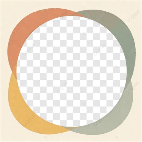 A Circle With Three Different Colored Circles Inside Of It Design Elements Asset Design