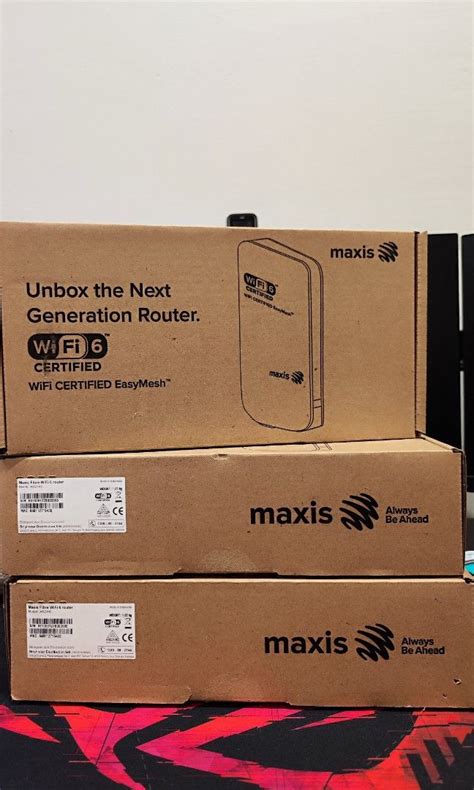 maxis wifi 6 router computers and tech parts and accessories networking