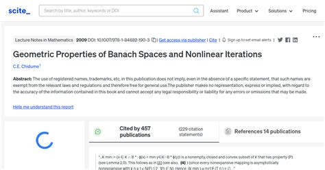 geometric properties of banach spaces and nonlinear iterations